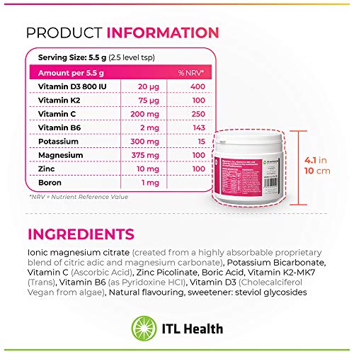 delicious lemon flavour magnesium supplement