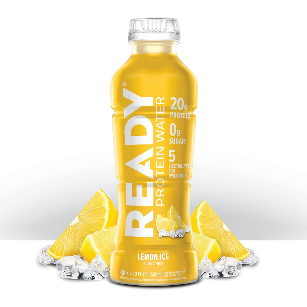 delicious lemon ice protein water