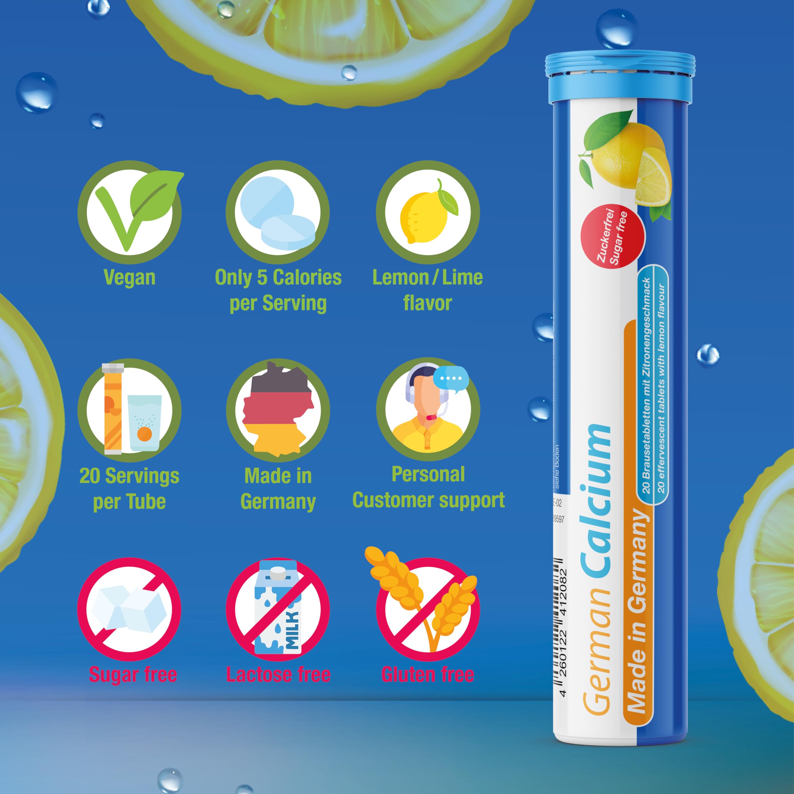 delicious lemon lime calcium flavor