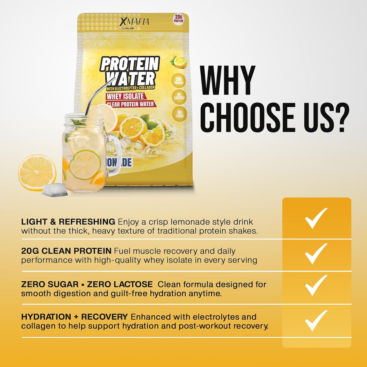 delicious lemonade taste for workouts