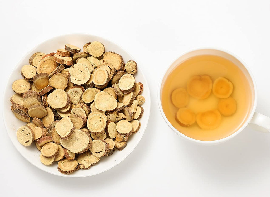 delicious licorice root tea infusion