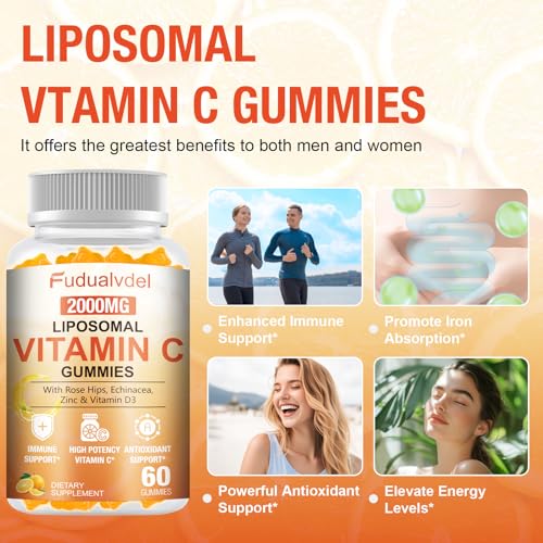 Delicious liposomal gummies for daily vitamins