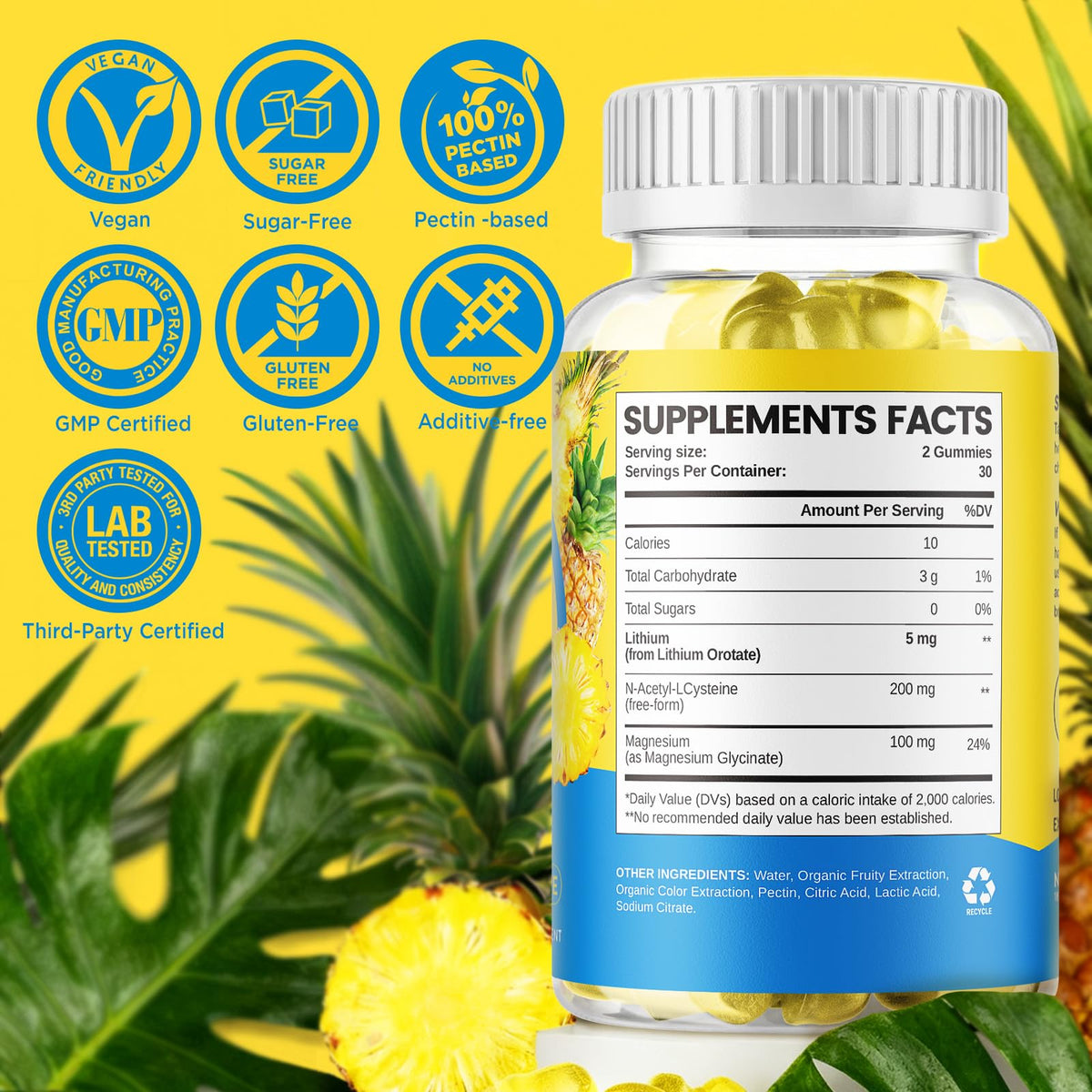Delicious lithium orotate for daily health