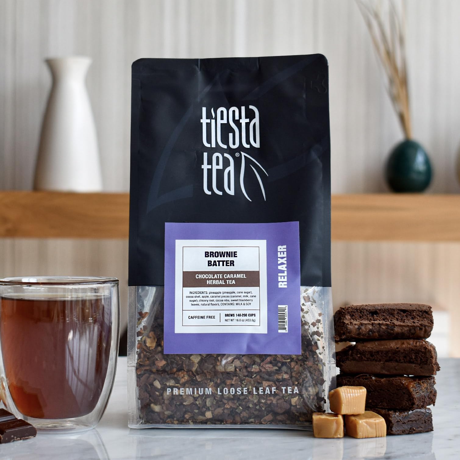delicious loose leaf brownie batter tea