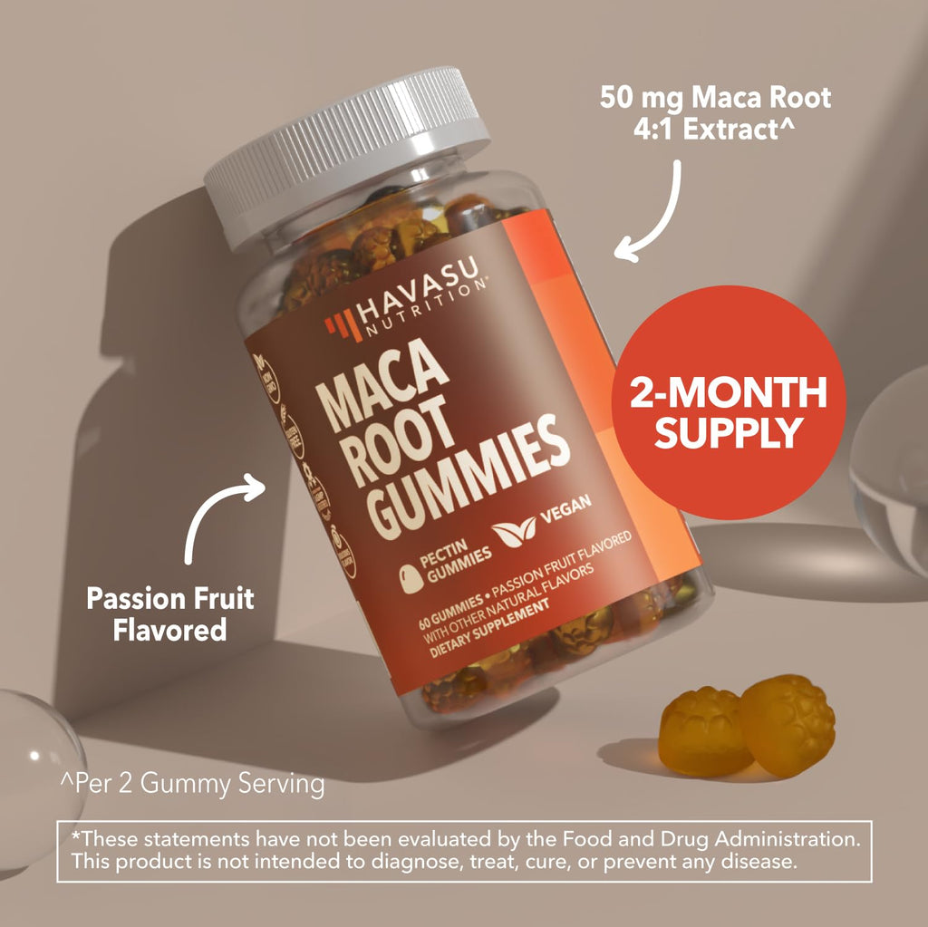 Delicious maca gummies for daily wellness