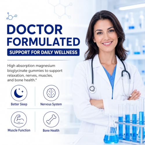 Delicious magnesium bisglycinate gummies for sleep