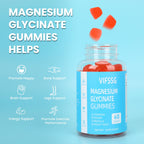 Delicious magnesium bisglycinate gummy supplements