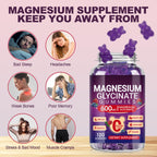 Delicious magnesium bisglycinate gummy supplements