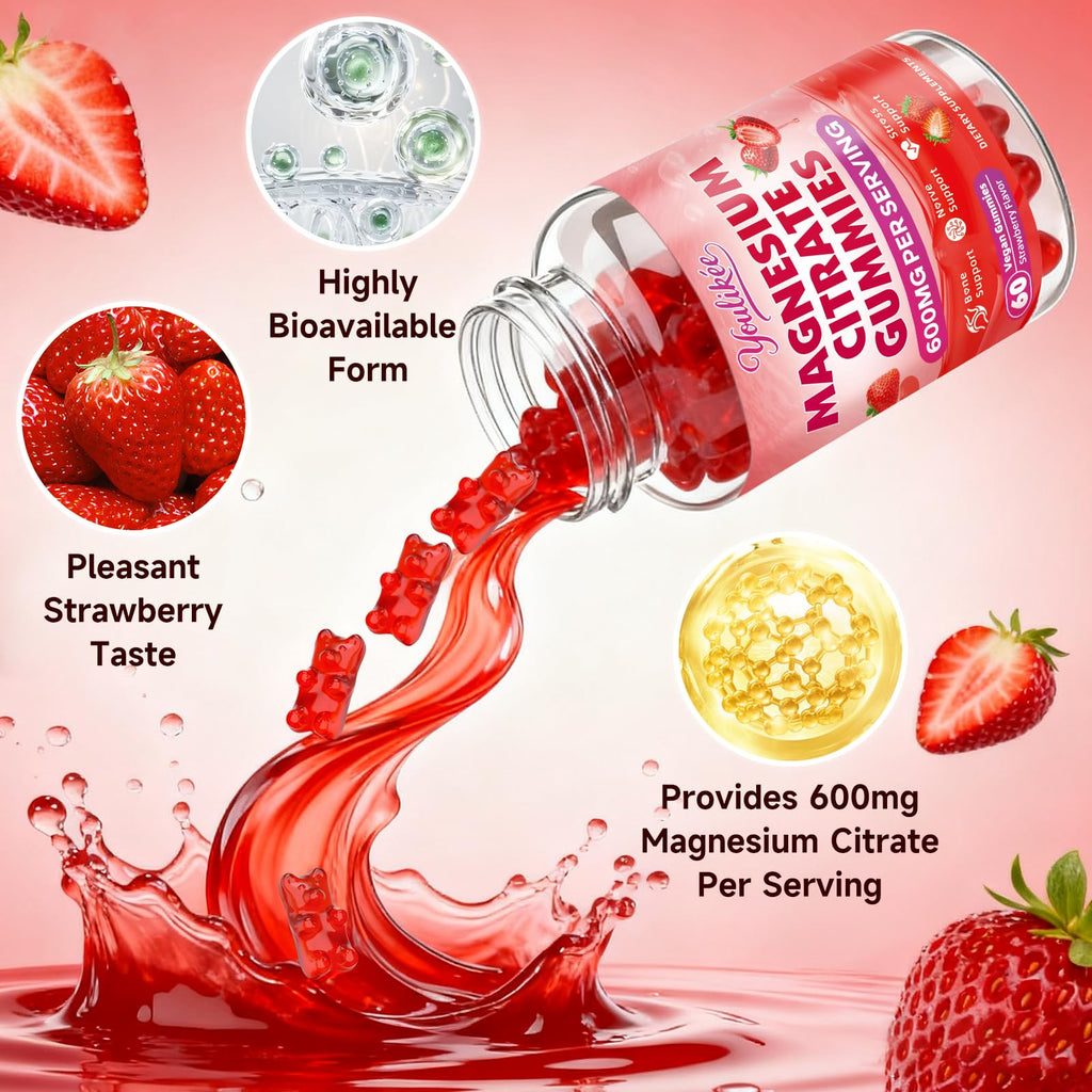 Delicious magnesium citrate gummies for daily wellness
