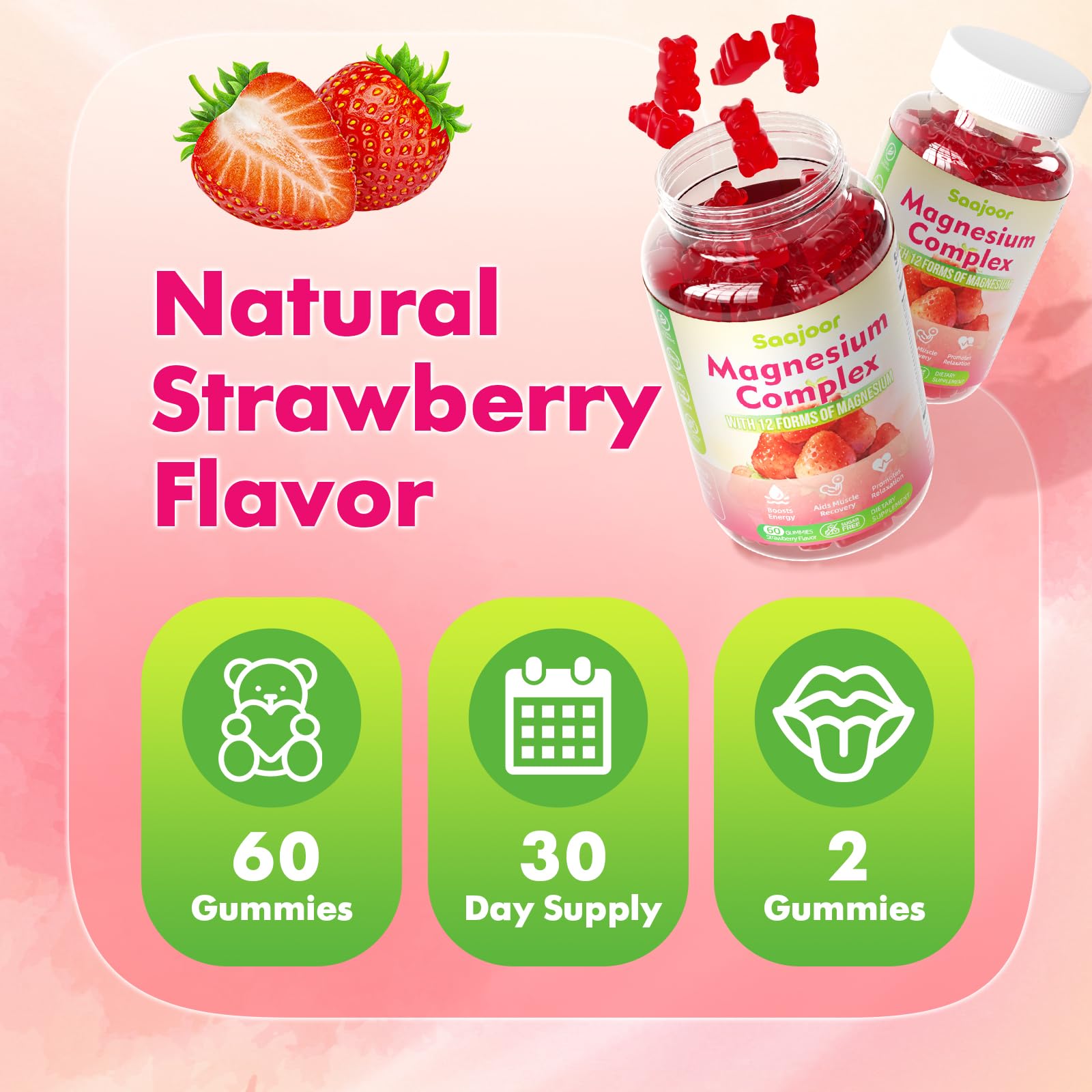 delicious magnesium complex gummies for stress relief
