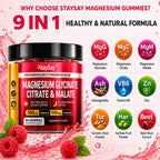 Delicious magnesium glycinate gummies for stress relief