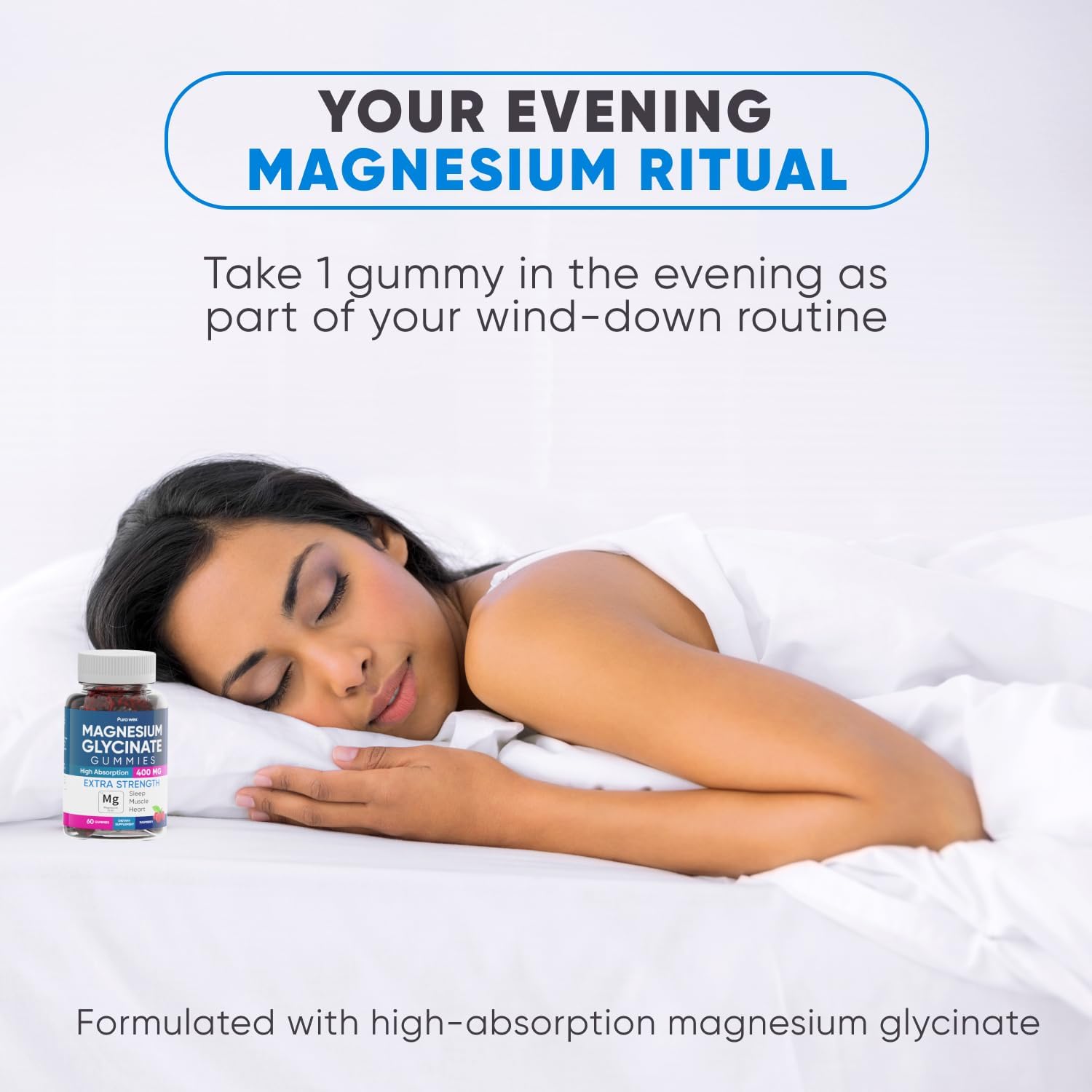 Delicious magnesium glycinate gummies for stress relief