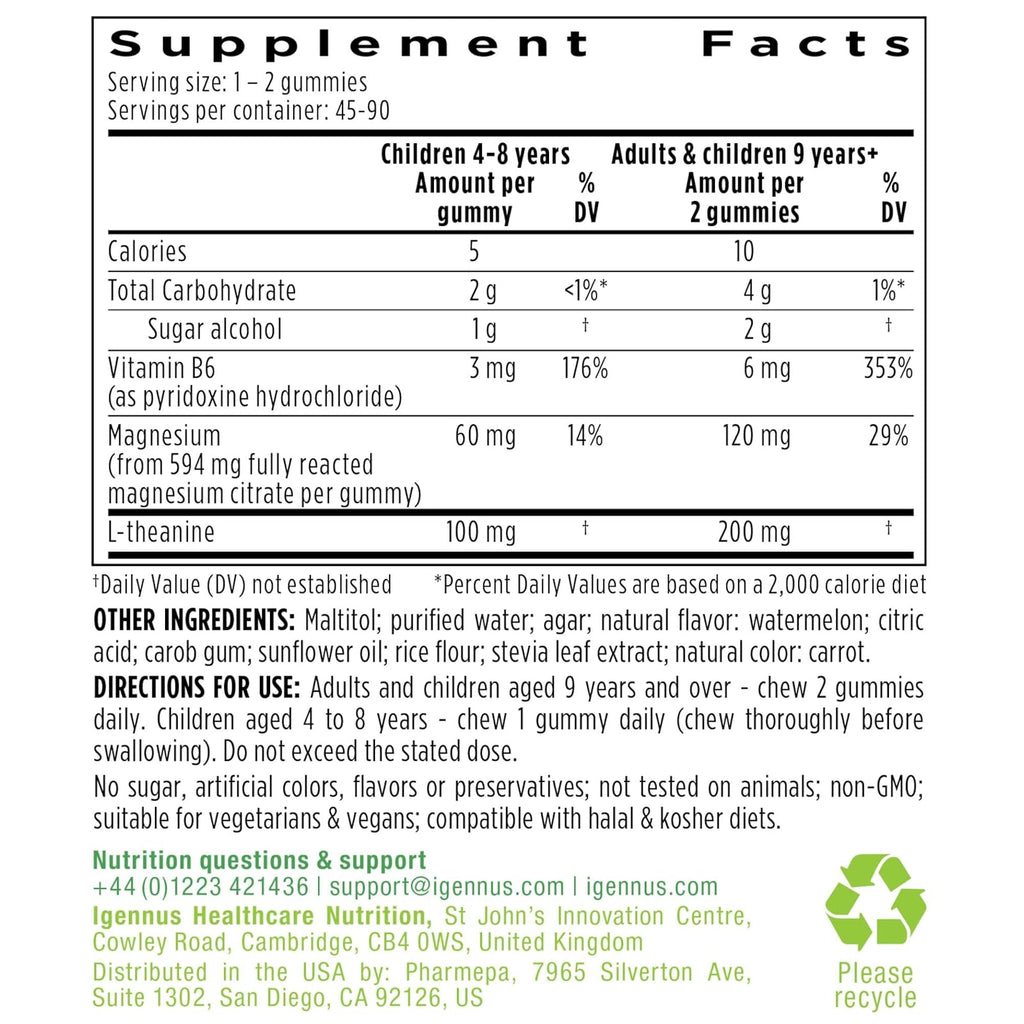 Delicious magnesium gummies for daily use