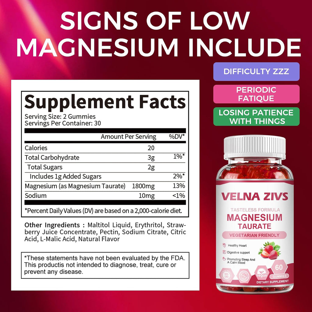 Delicious magnesium gummies for daily use