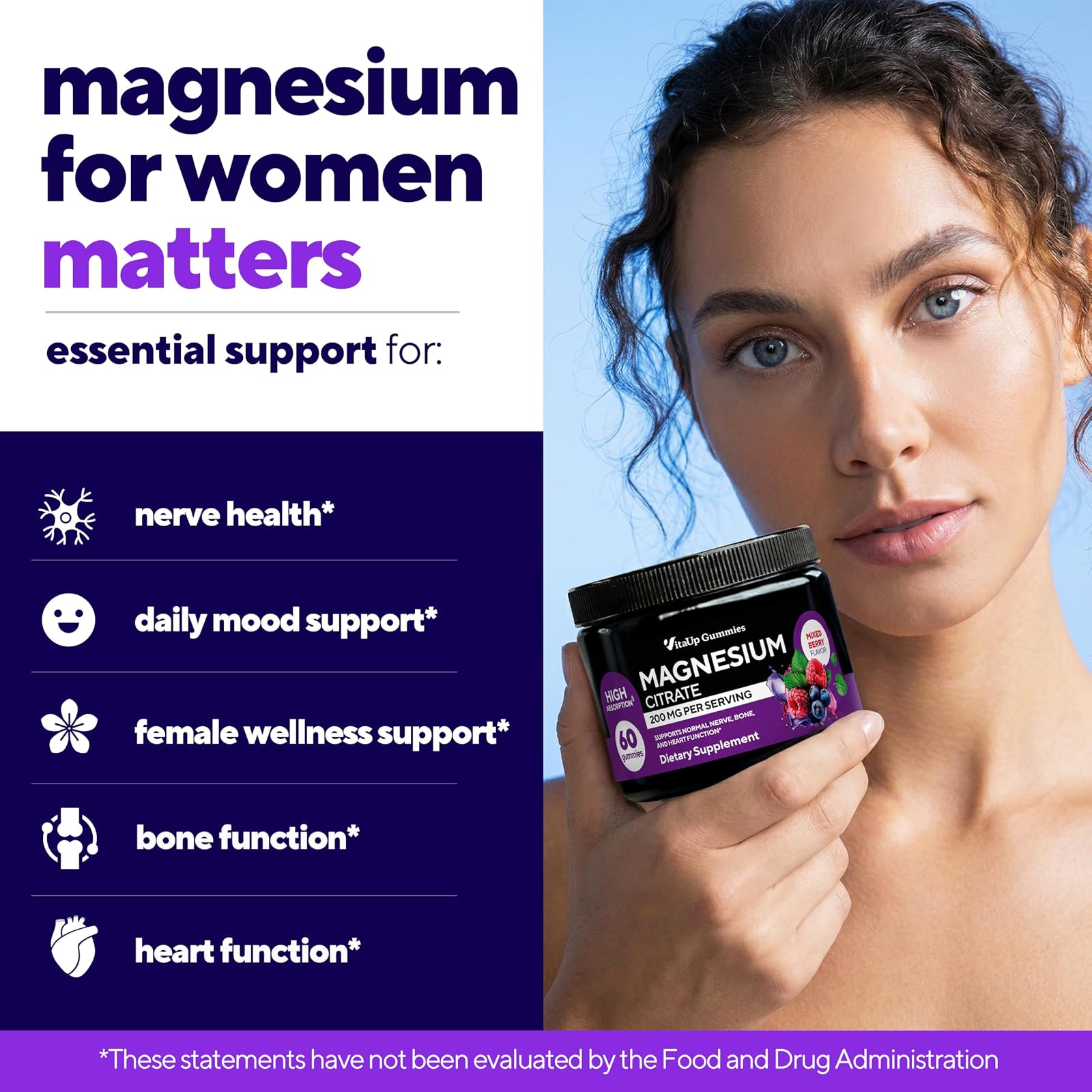 Delicious magnesium gummies for daily wellness