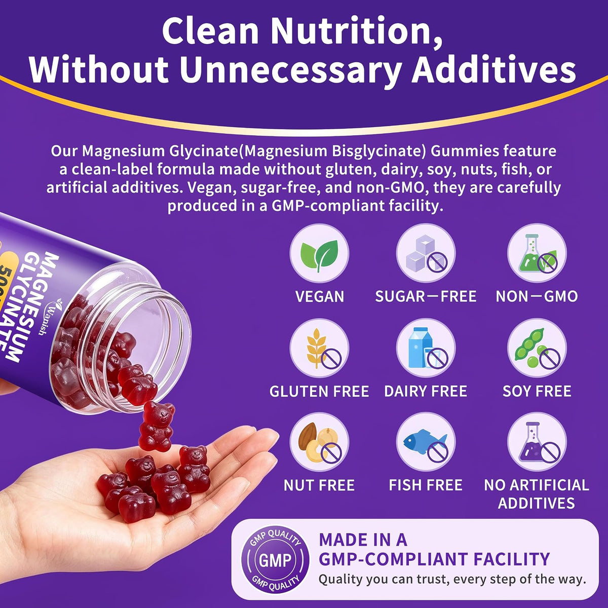 Delicious magnesium gummies for daily wellness