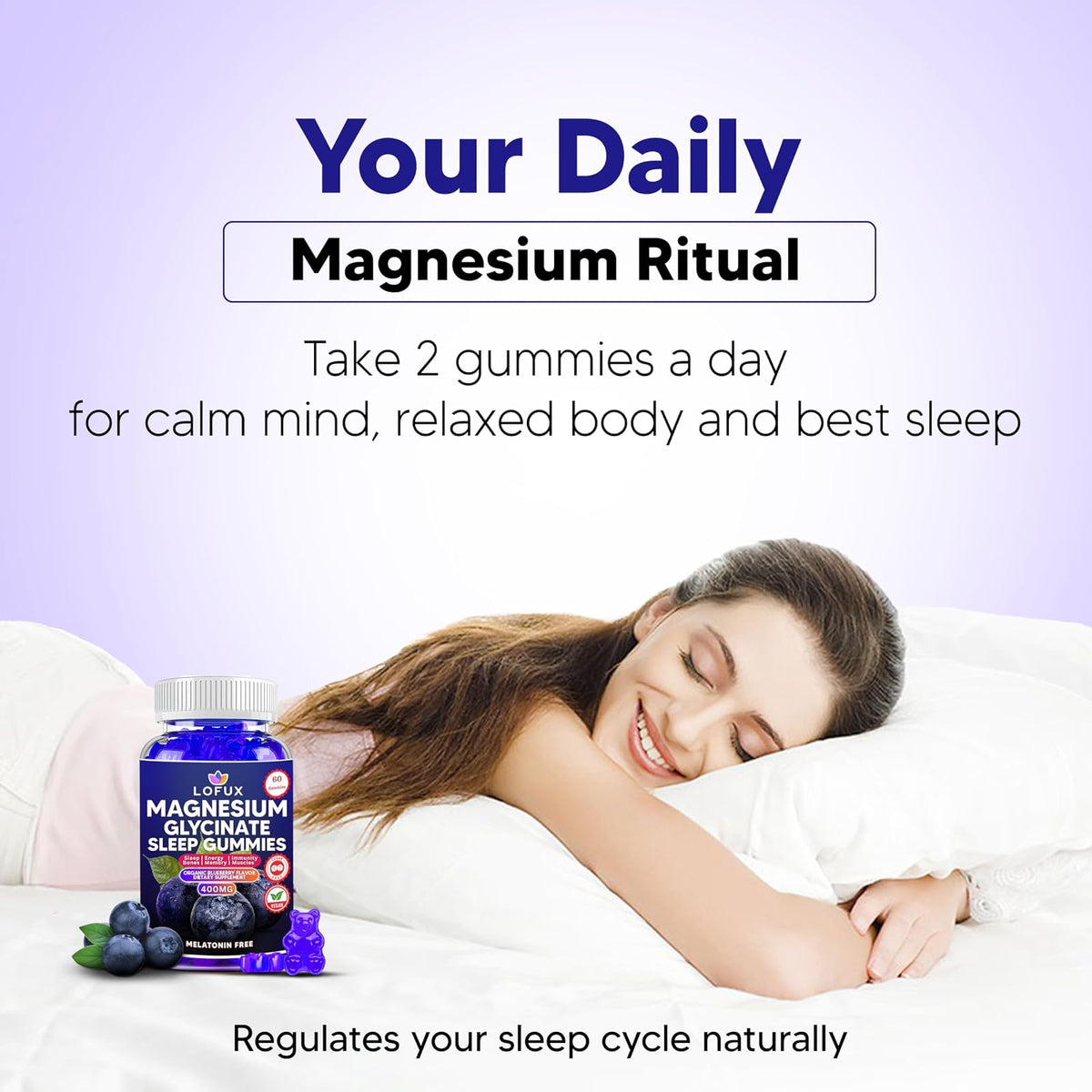 Delicious magnesium gummies for daily wellness