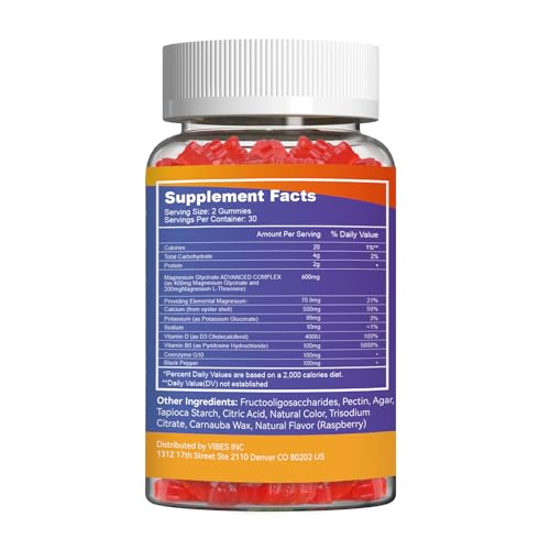 Delicious magnesium gummies for daily wellness