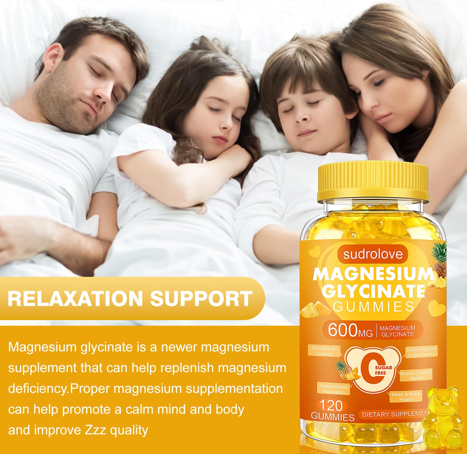 Delicious magnesium gummies for daily wellness