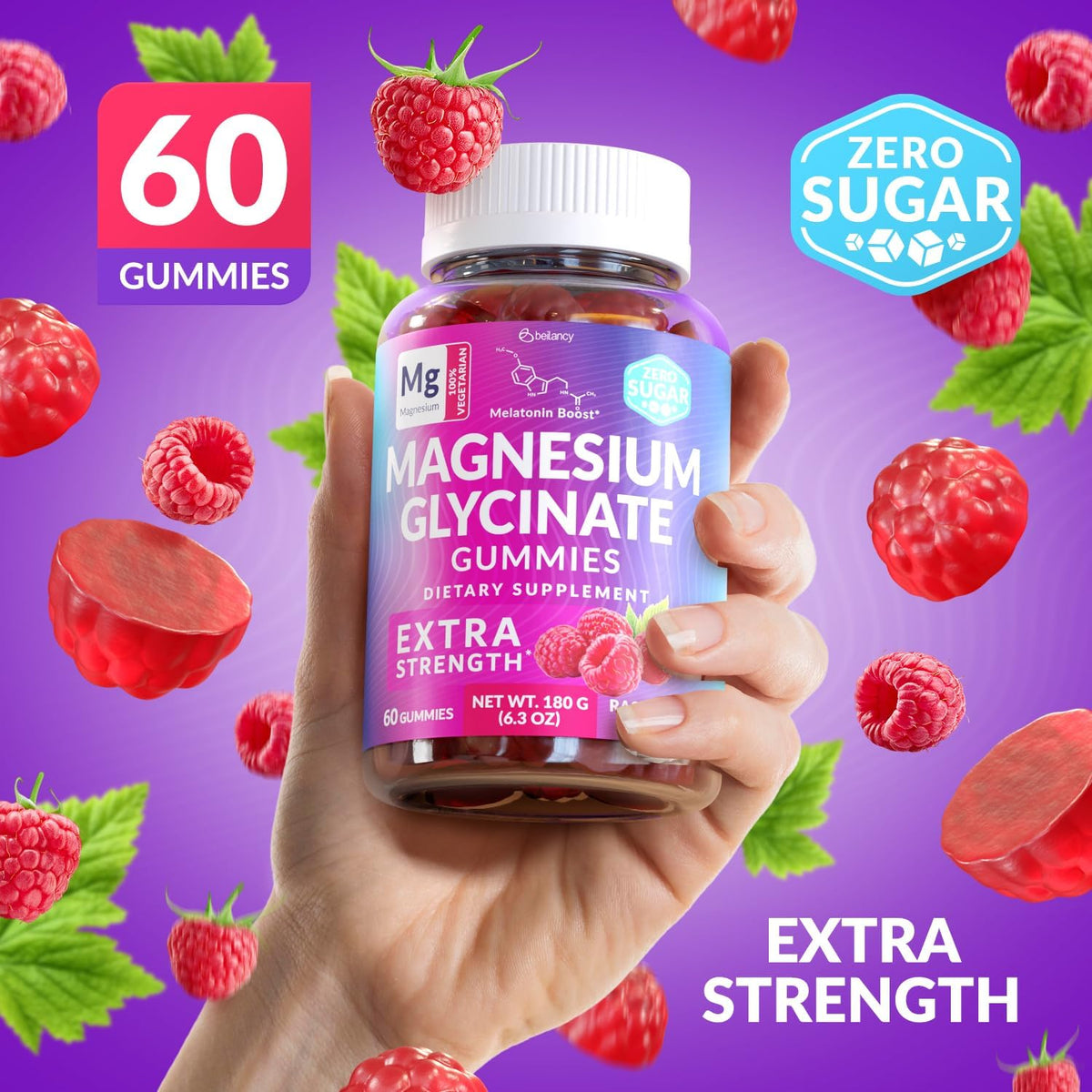 Delicious magnesium gummies for daily wellness