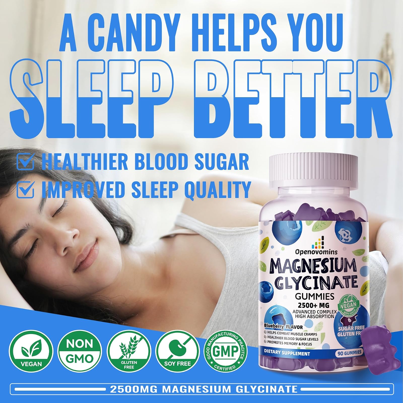 Delicious magnesium gummies for daily wellness