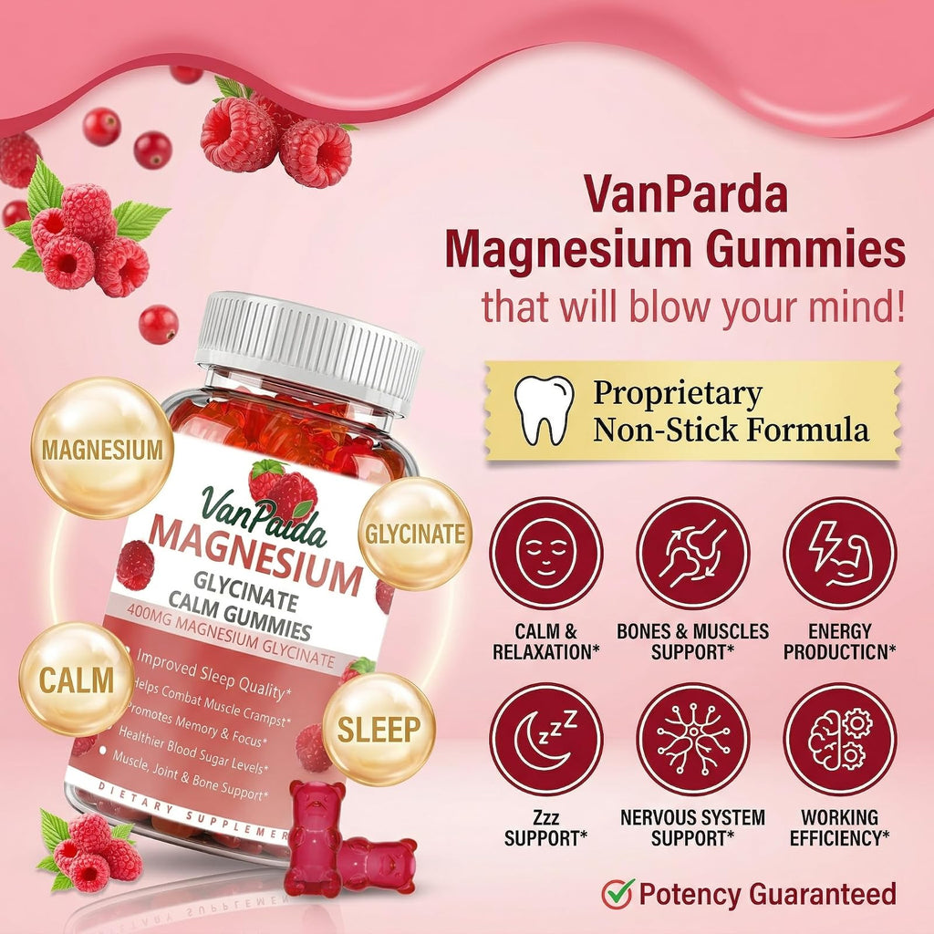 Delicious magnesium gummies for improved sleep