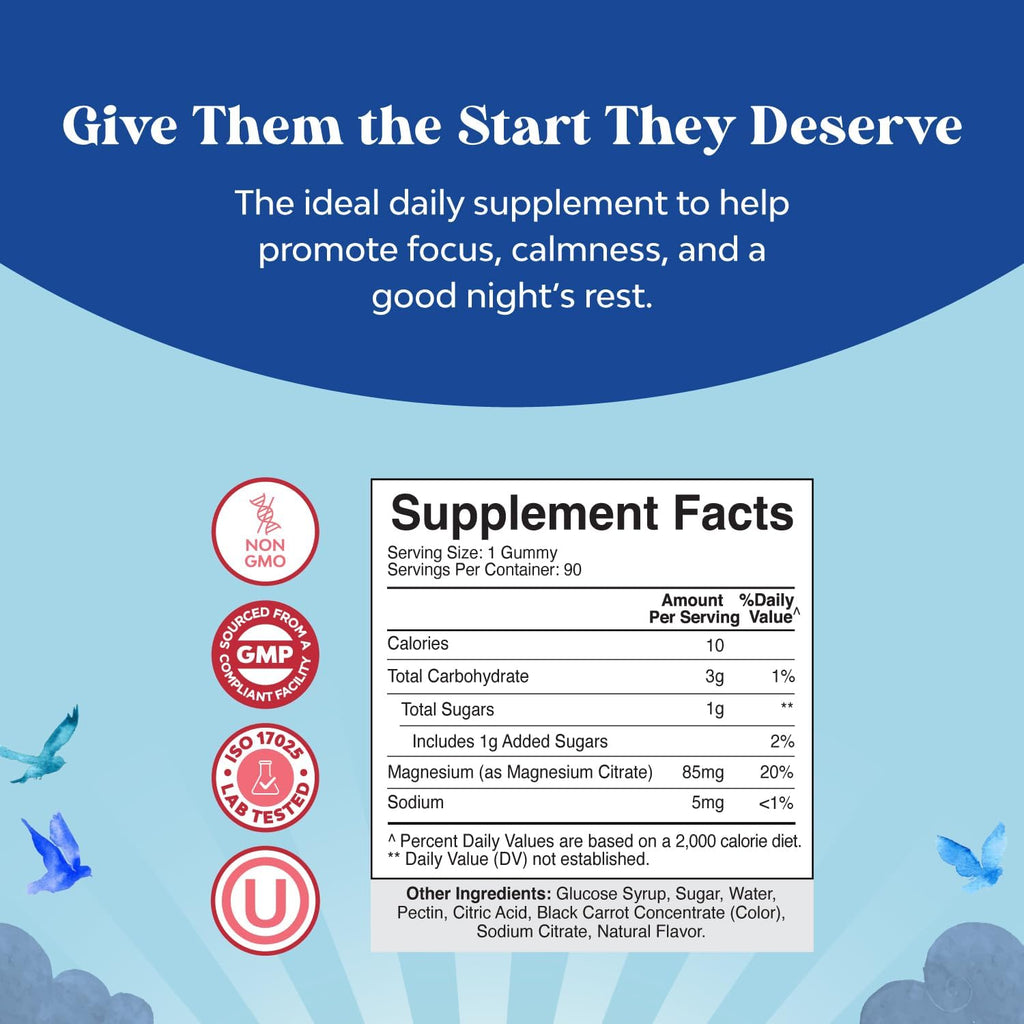 Delicious magnesium gummies for kids
