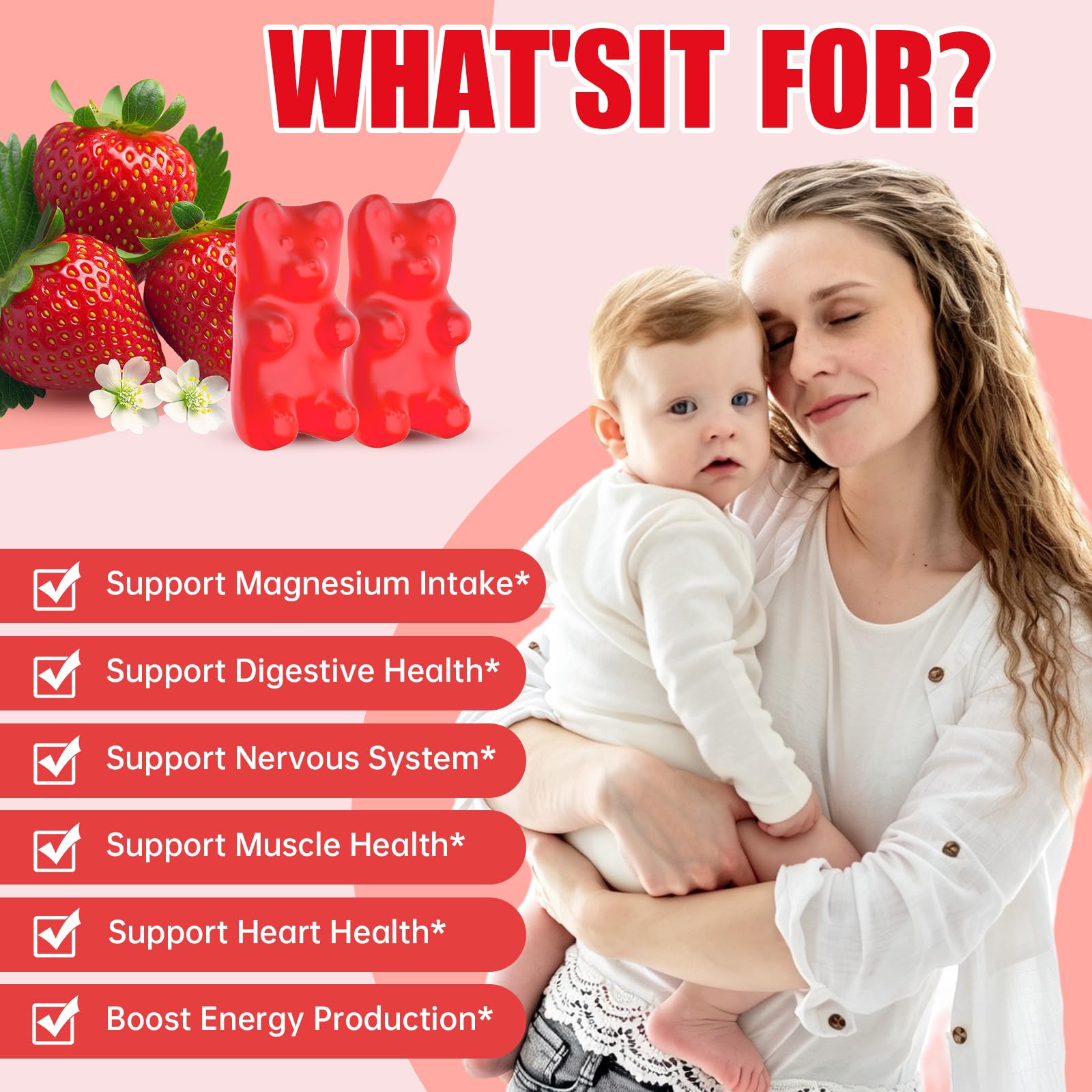 Delicious magnesium gummies for muscle health