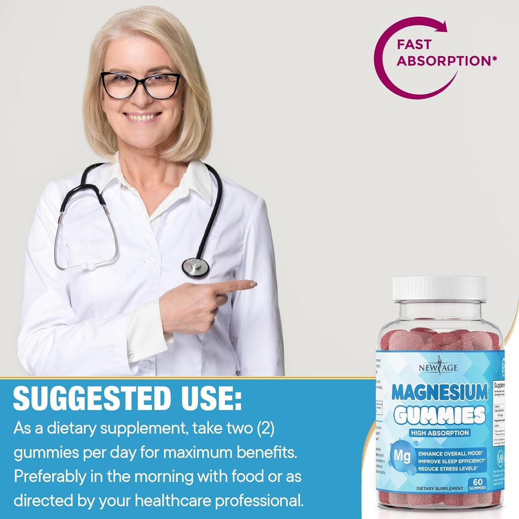 Delicious magnesium gummies for overall wellness