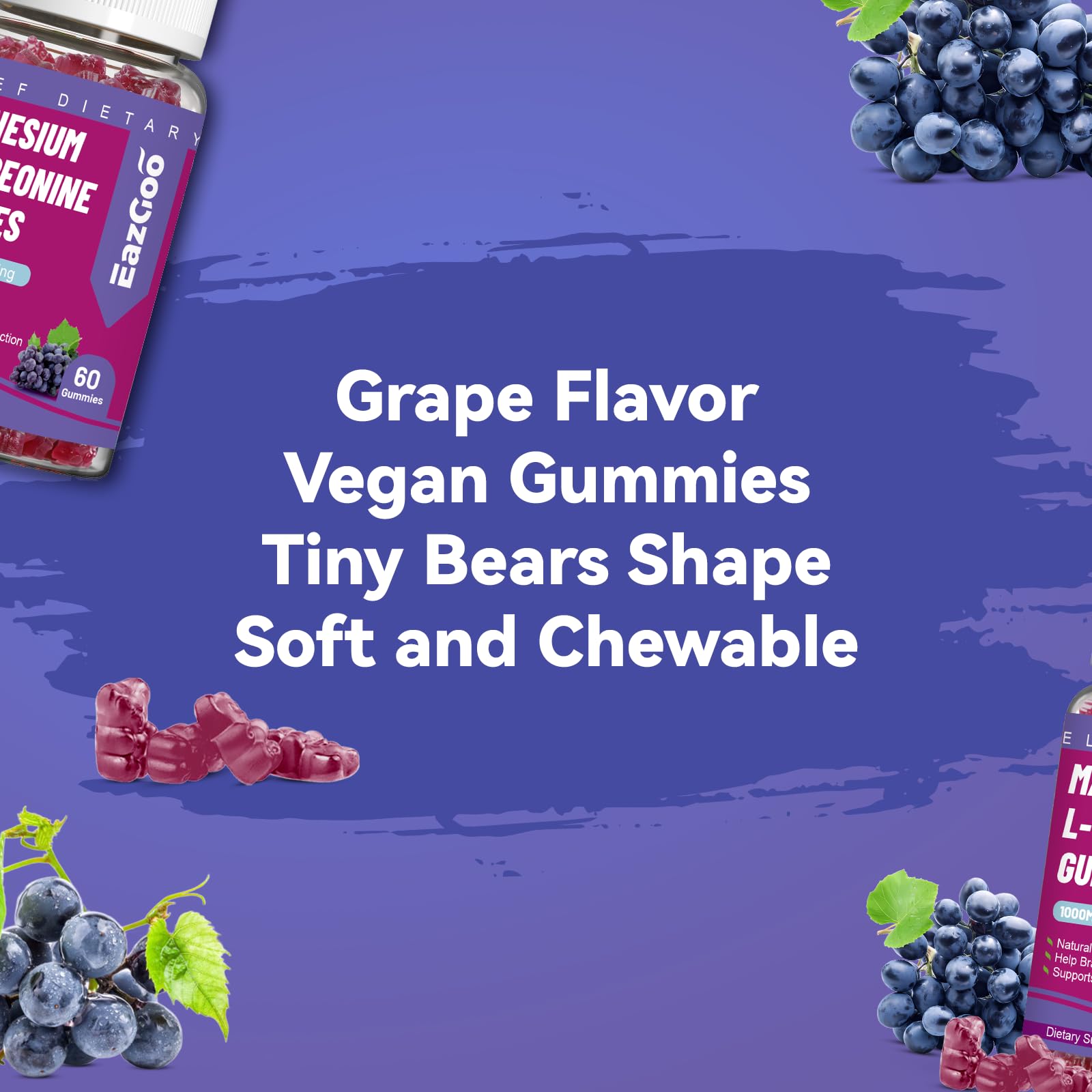Delicious magnesium gummies for stress relief
