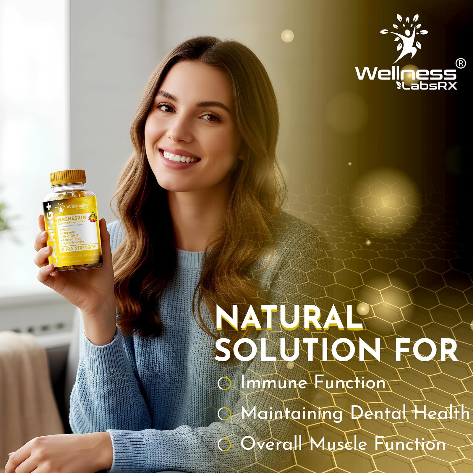 Delicious magnesium gummies for stress relief