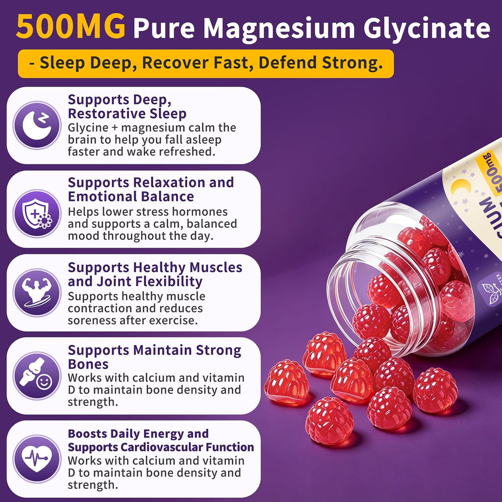 Delicious magnesium gummies for stress relief