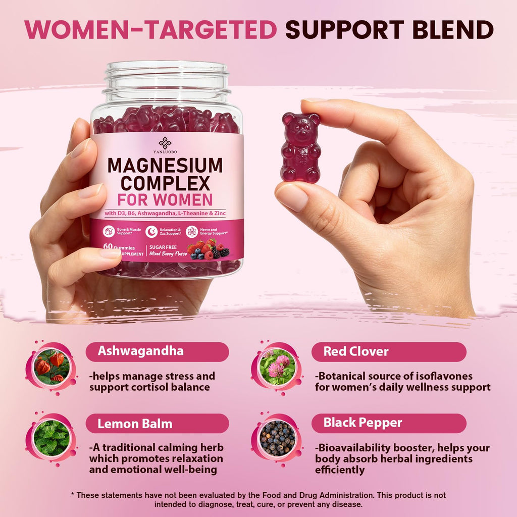 Delicious magnesium gummies for stress relief
