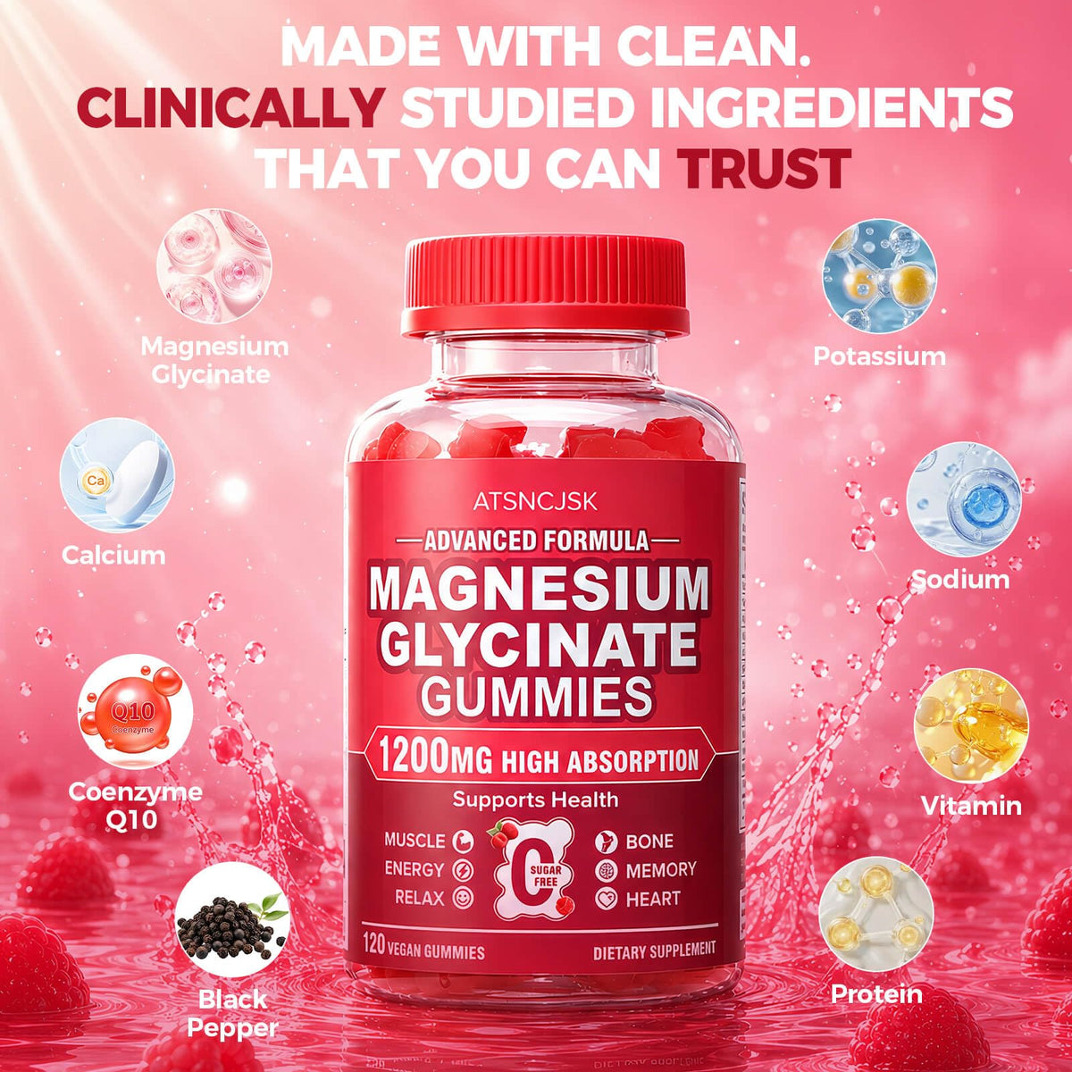 Delicious magnesium gummies for wellness