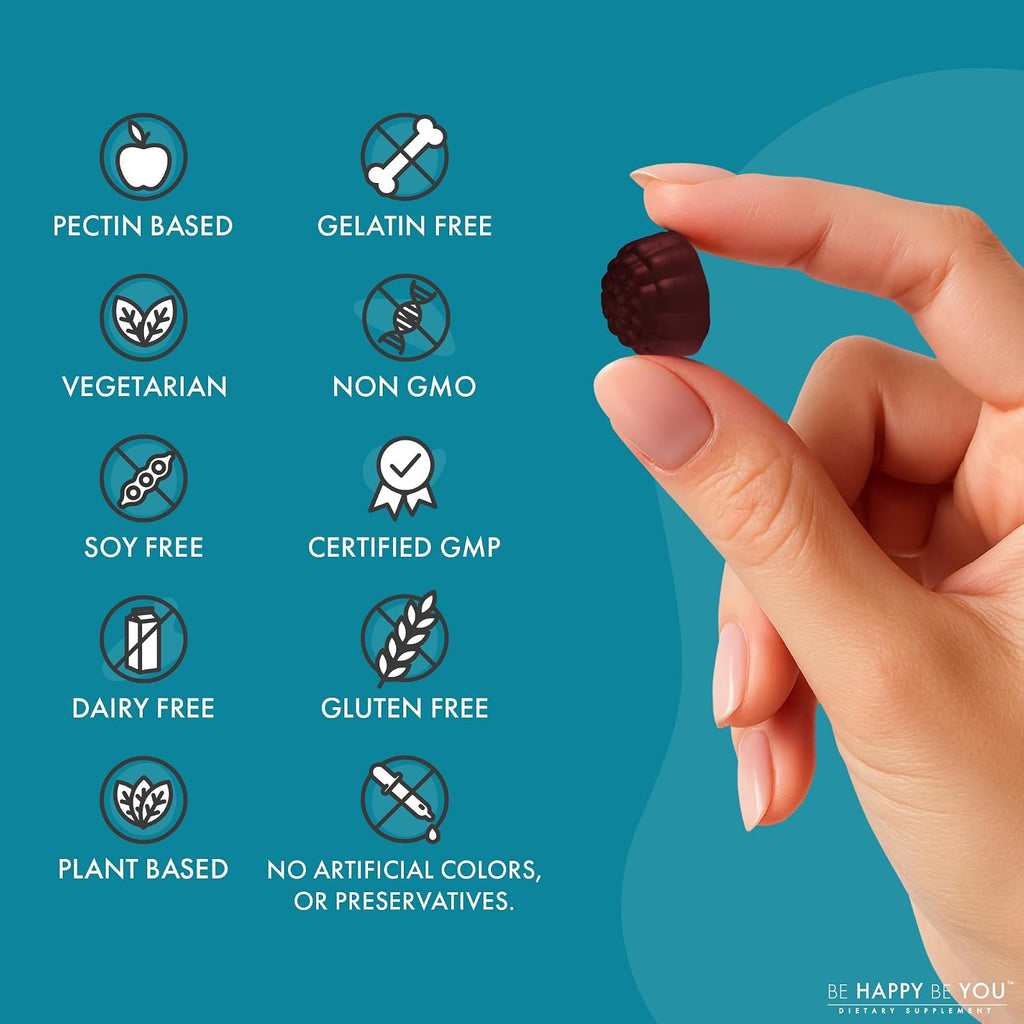 Delicious magnesium gummies with L-Theanine