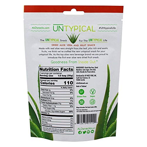 delicious mandarin aloe vera bites