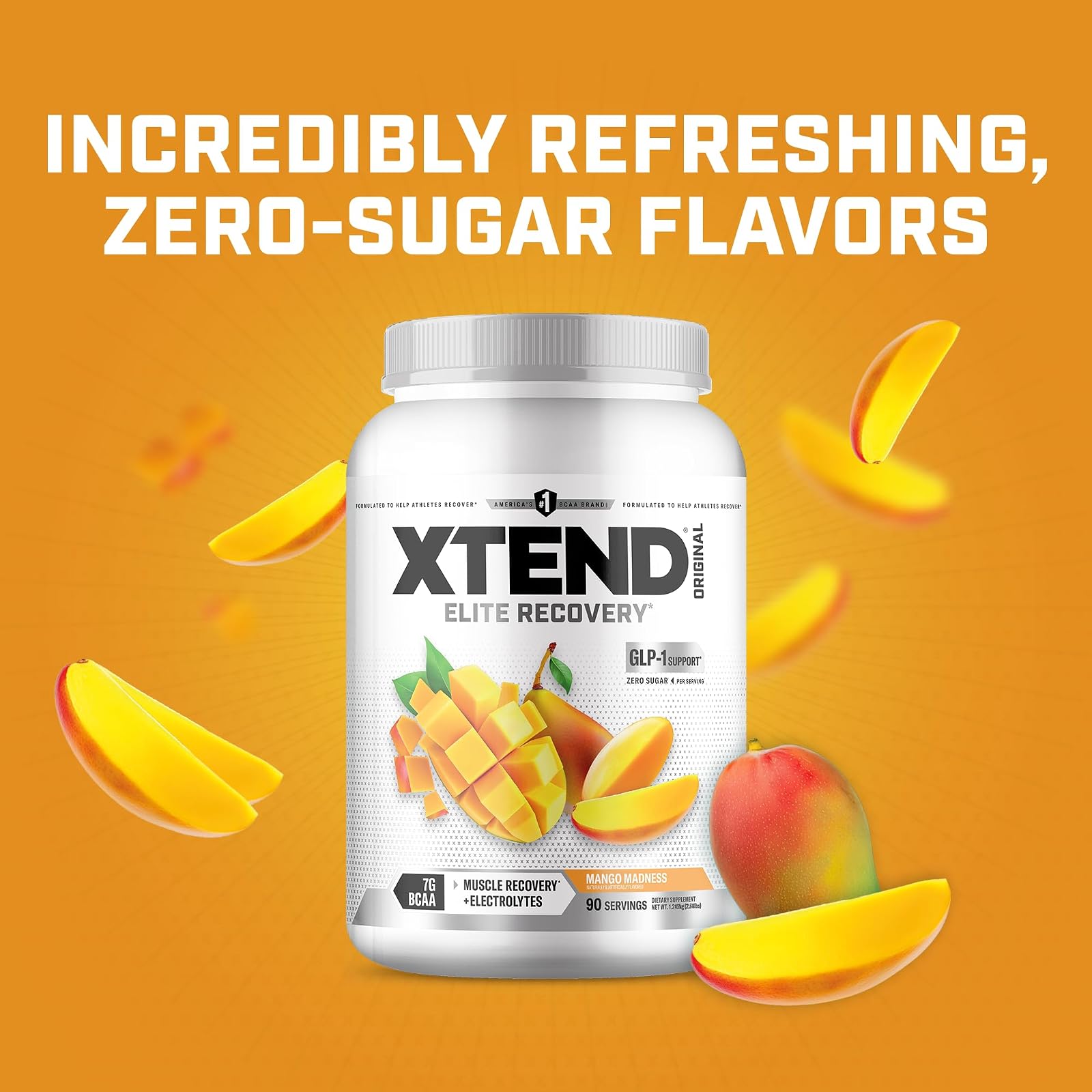 Delicious mango flavour BCAA supplement