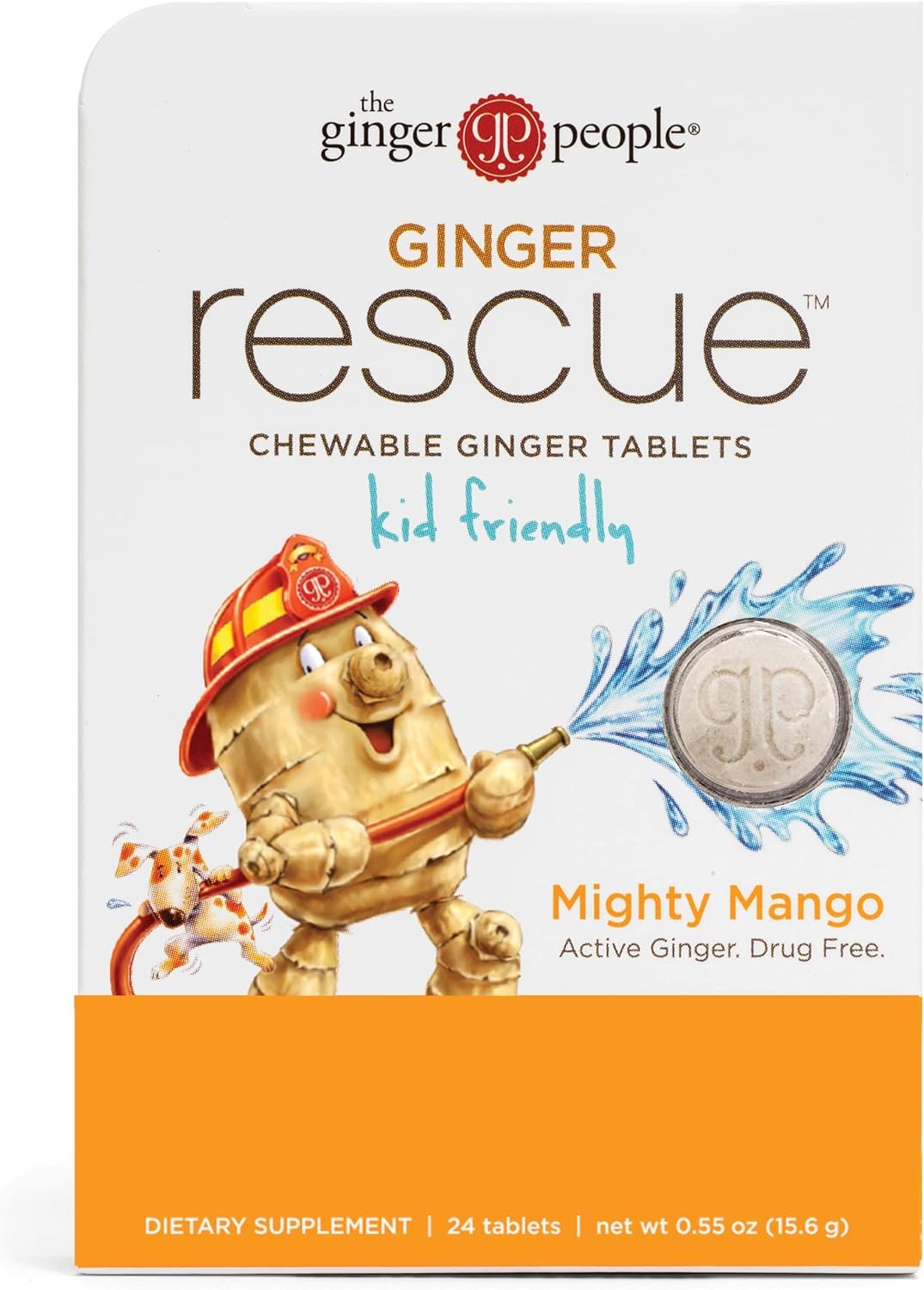 delicious mango flavour ginger tablets