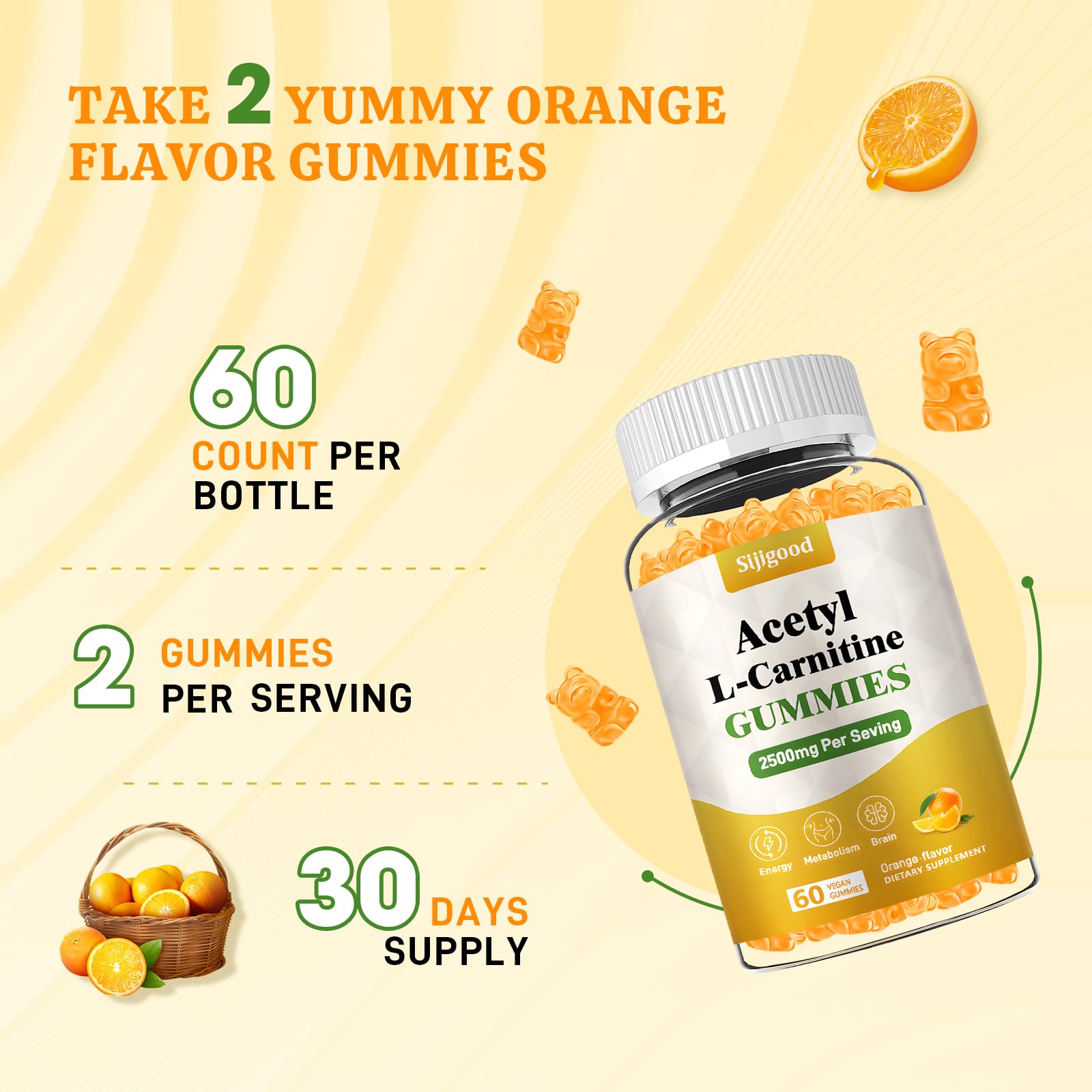 Delicious mango gummies for metabolism