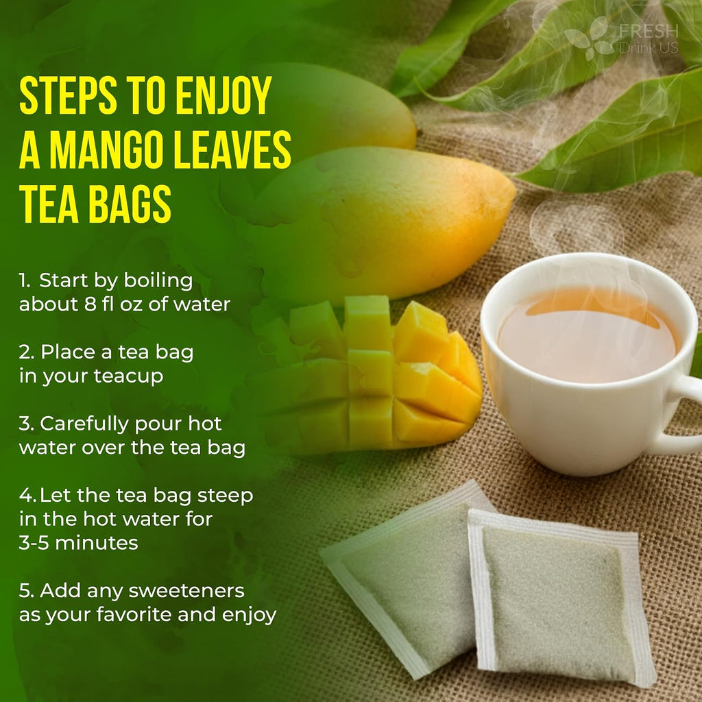 delicious mango leaf tea blend
