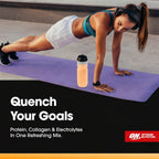 delicious mango orange protein shake