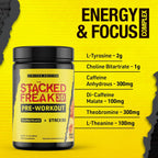 delicious mango peach flavour pre workout