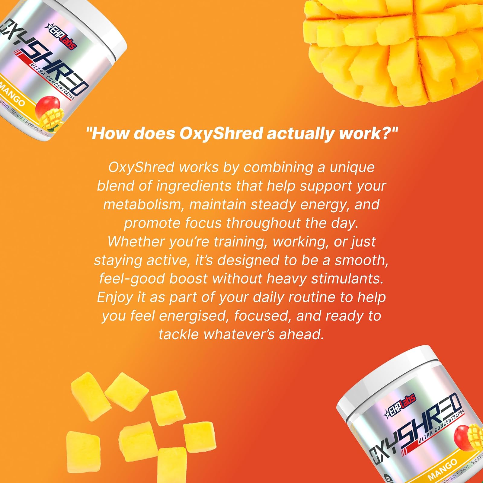 delicious mango pre-workout for energy