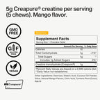 Delicious mango sports nutrition chews