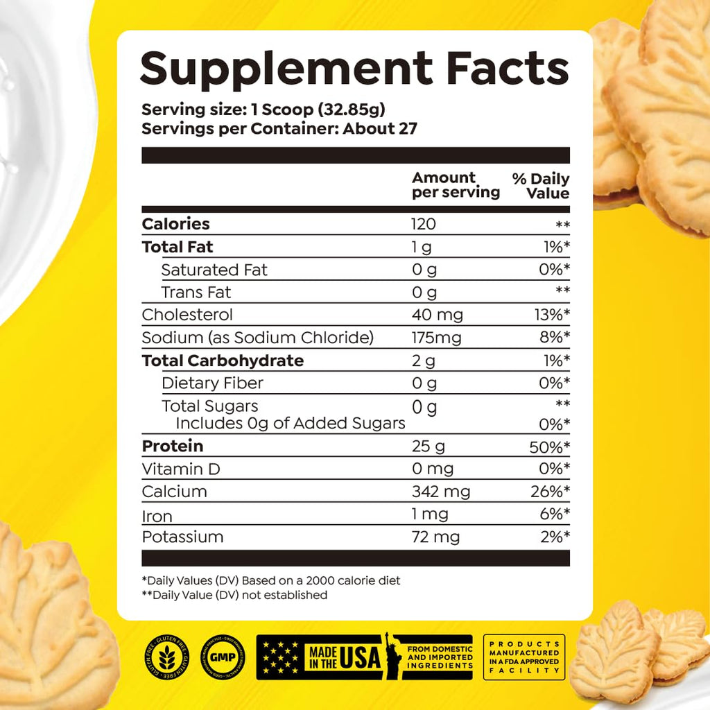 delicious maple cookie protein supplement