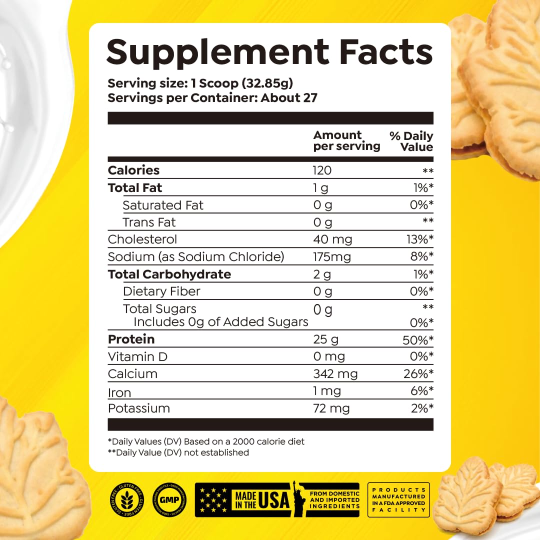 delicious maple cookie protein supplement