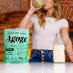 delicious matcha flavour protein powder