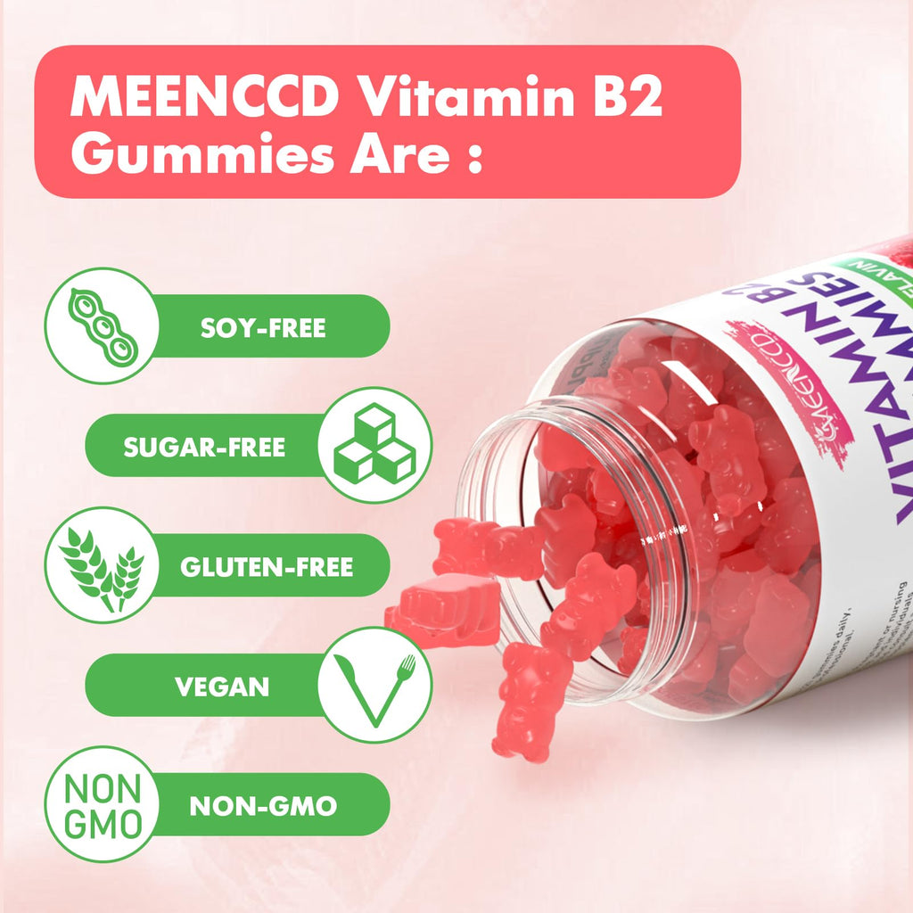 Delicious MEENCCD Vitamin B2 gummy vitamins