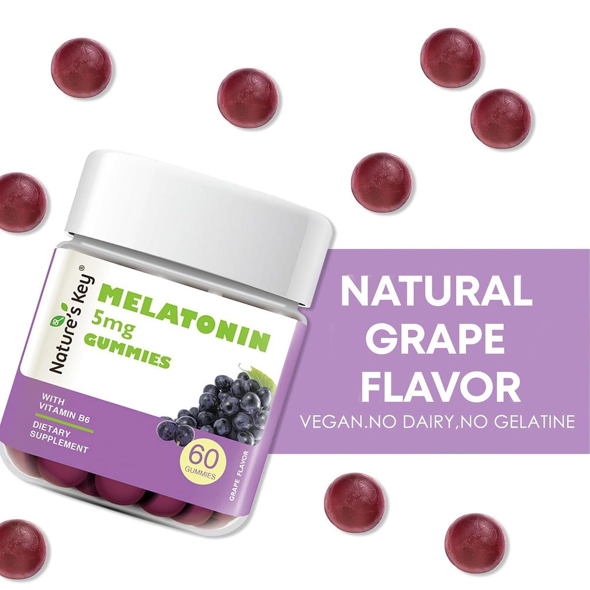 Delicious melatonin gummies for adults