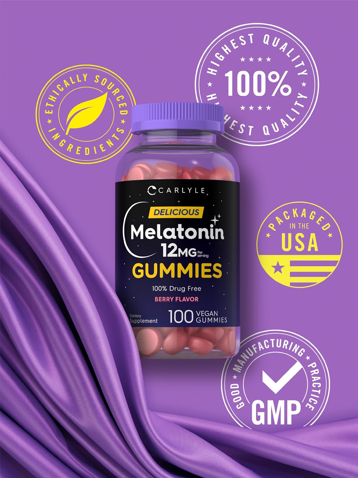 Delicious melatonin gummies for bedtime